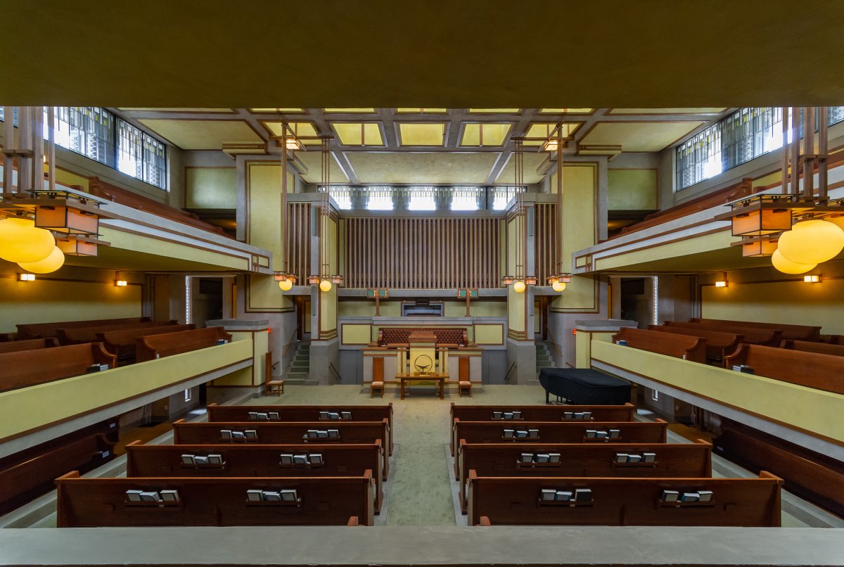 YINJISPACE - Frank Lloyd Wright x 1908 Unity Temple